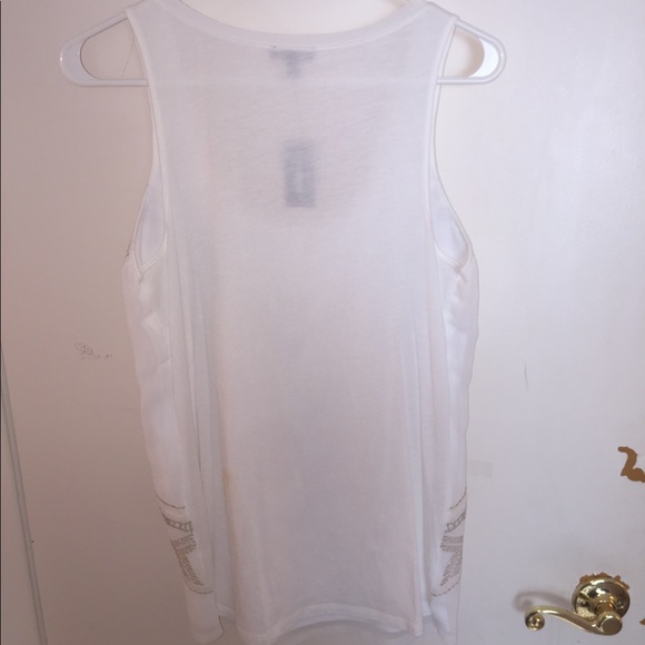 Express | Tops | Nwt White Embroidered Express Tank In Womens | Poshmark